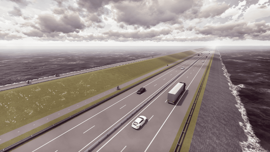 Improving A7 road surface - The Afsluitdijk