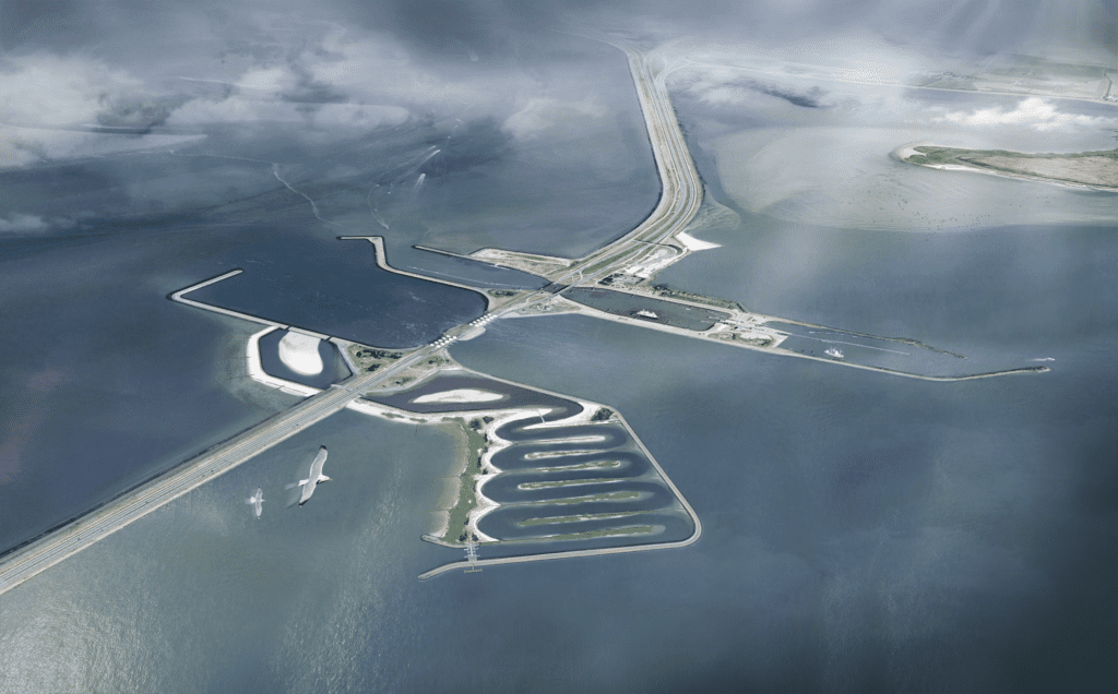 Fish Migration River Afsluitdijk - The Afsluitdijk